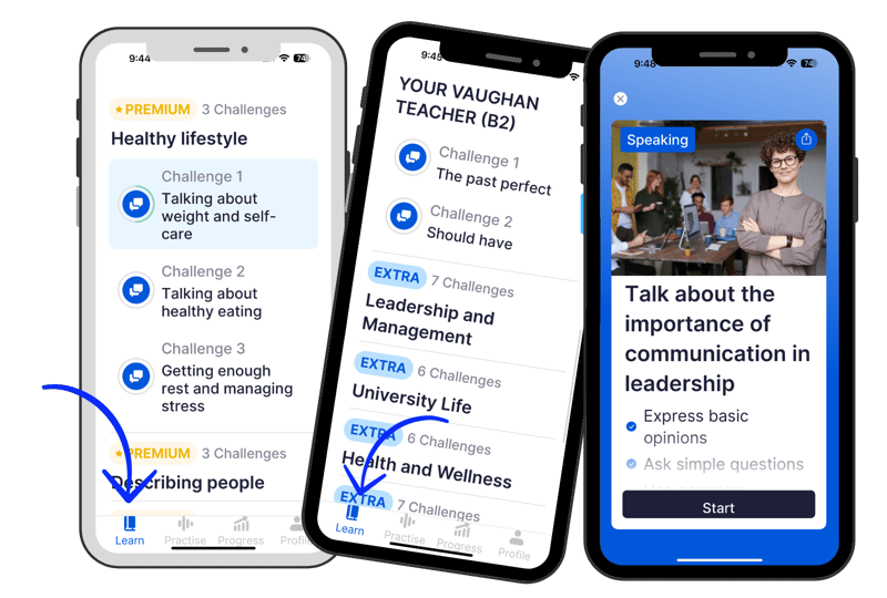 Vaughan Talk Master: Practica Inglés con IA